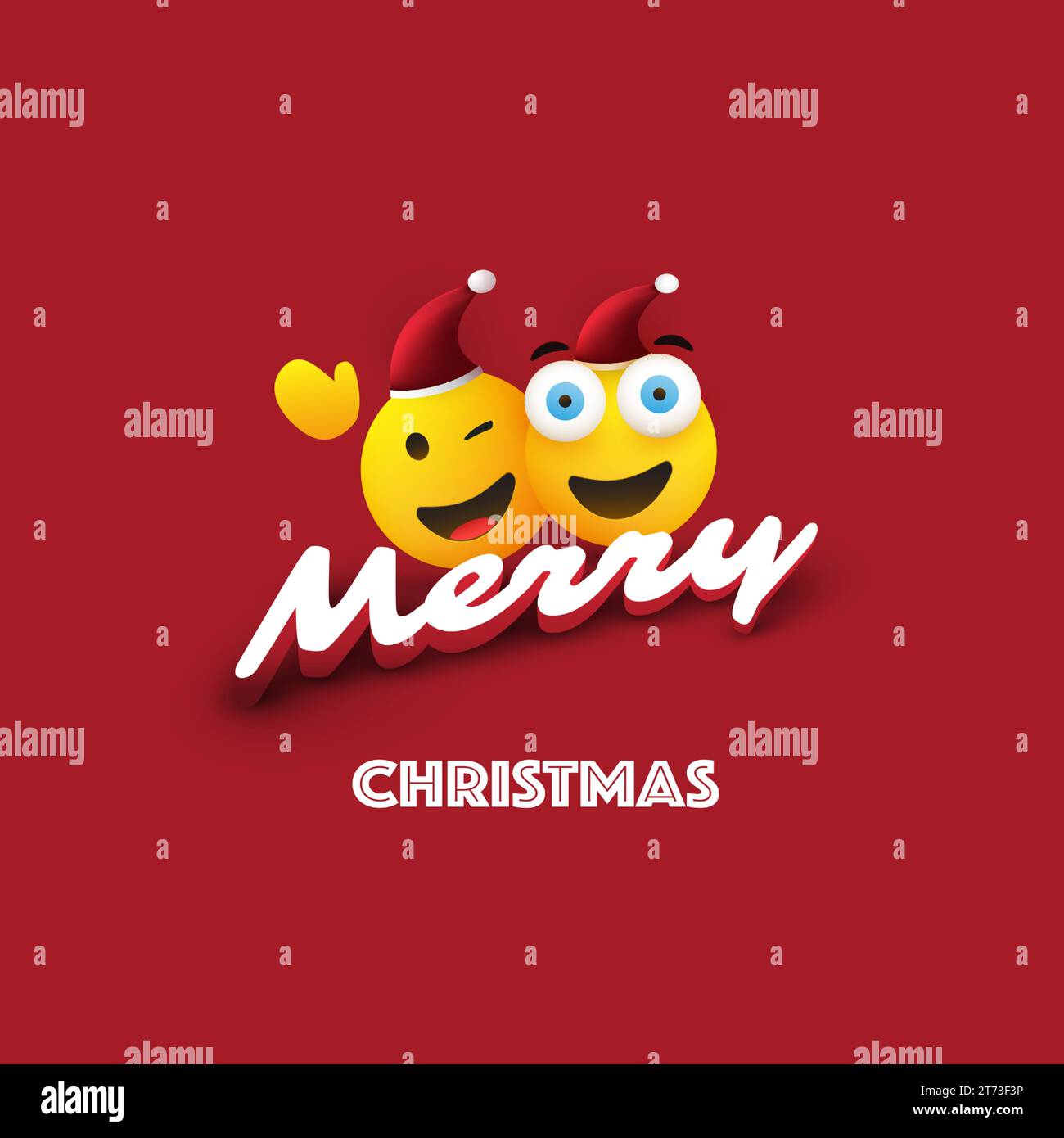 Cheering santa claus Stock Vector Images - Alamy