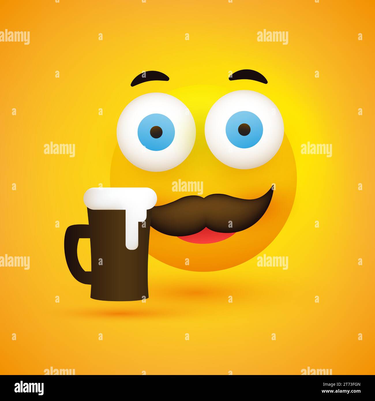 Drunken emoticon hi-res stock photography and images - Alamy