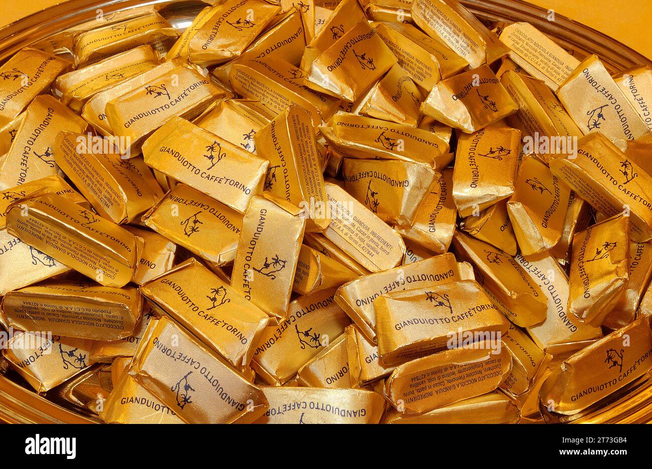 Gastronomy Piedmont Turin Chocolate Gianduiotto Stock Photo - Alamy