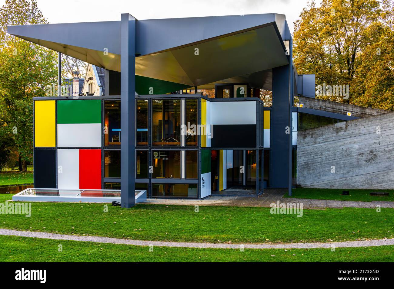 Pavillon Le Corbusier or Heidi Weber House designed by La Corbusier, Zürich, cannton of Zürich ...