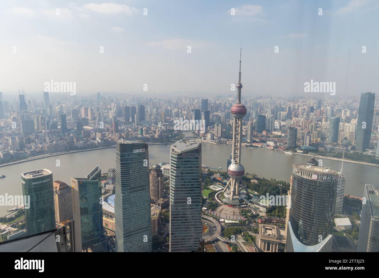 Jin mao tower shanghai aerial view hi-res stock photography and images ...