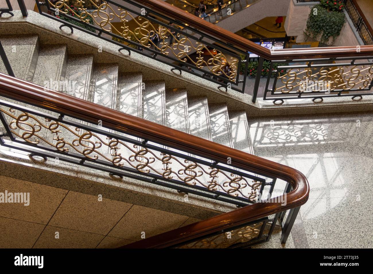 Monumental staircase of the Shanghai Museum Stock Photo - Alamy