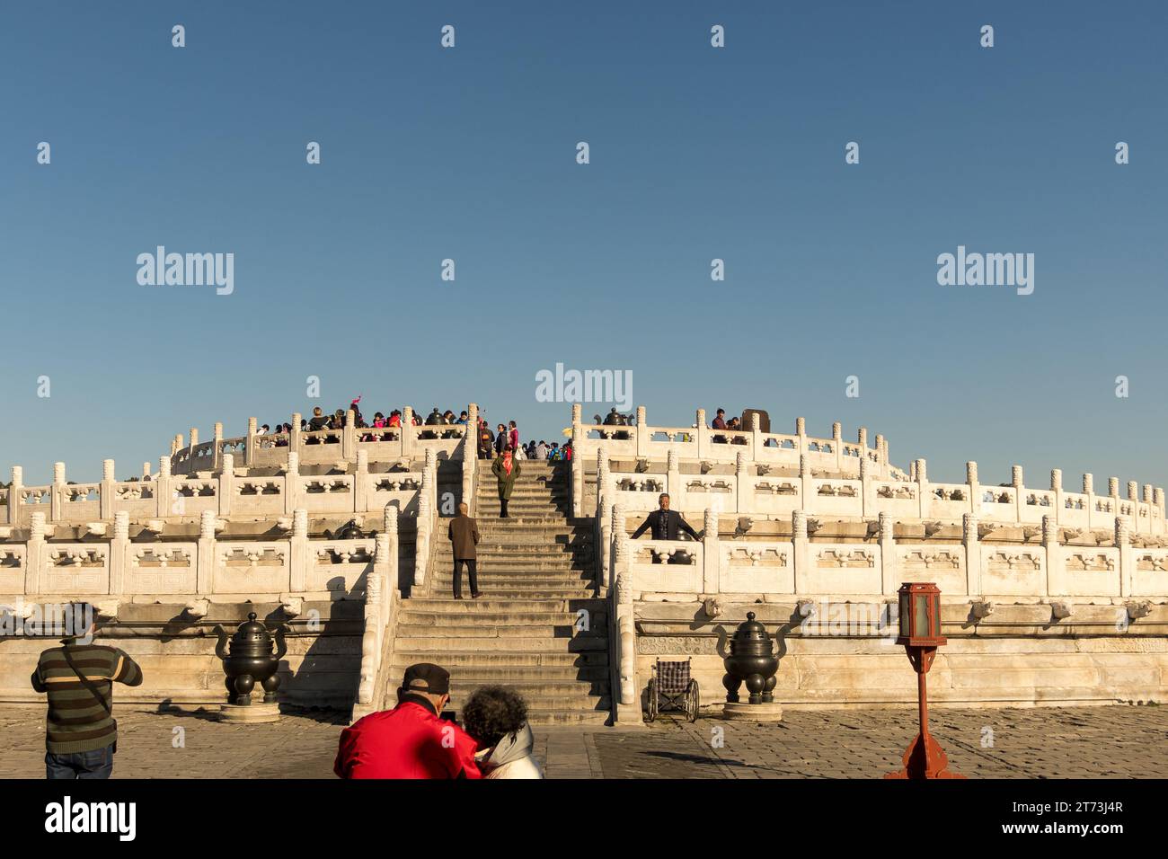 Circular marble mound. Three marble terraces form a circle 90 meters in ...