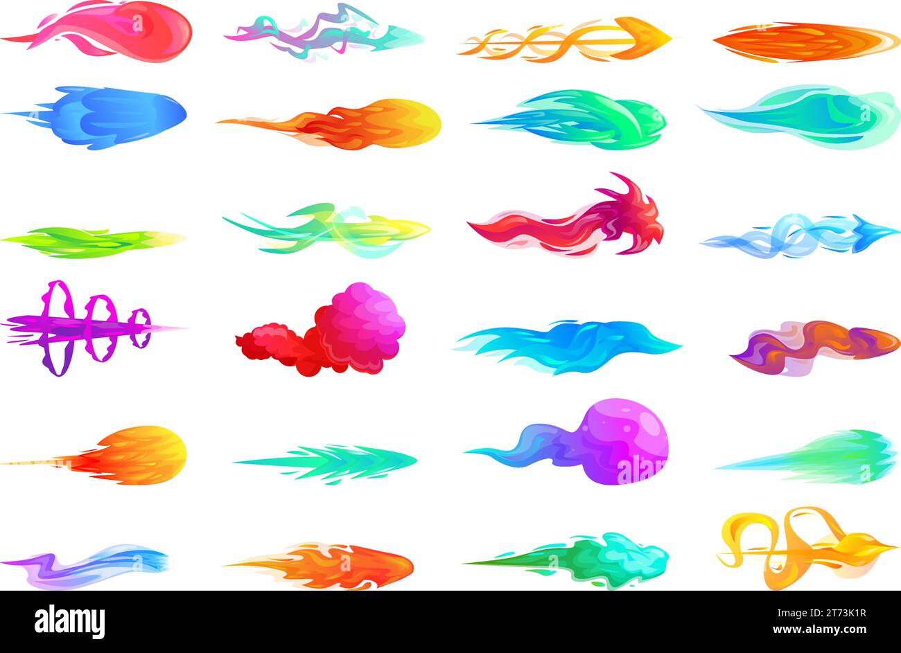 Laser gun shots icons set cartoon vector. Space laser. Plasmic bomb ...