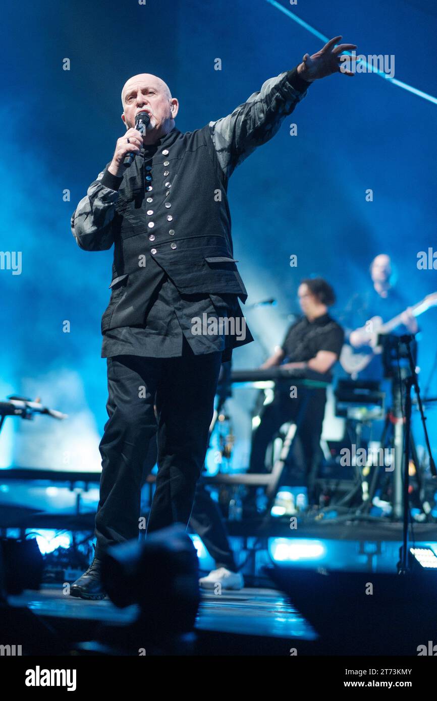 Peter Gabriel photographed onstage during the Peter Gabriel - i/o The ...