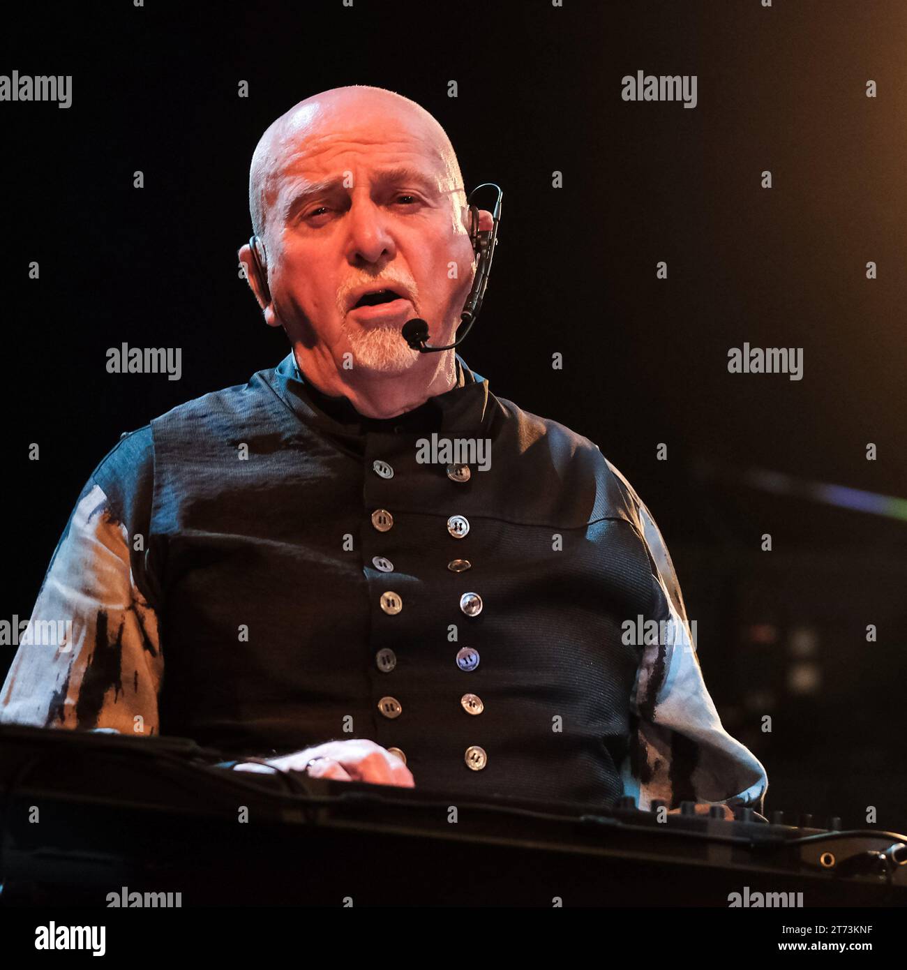 Peter Gabriel photographed onstage during the Peter Gabriel - i/o The ...