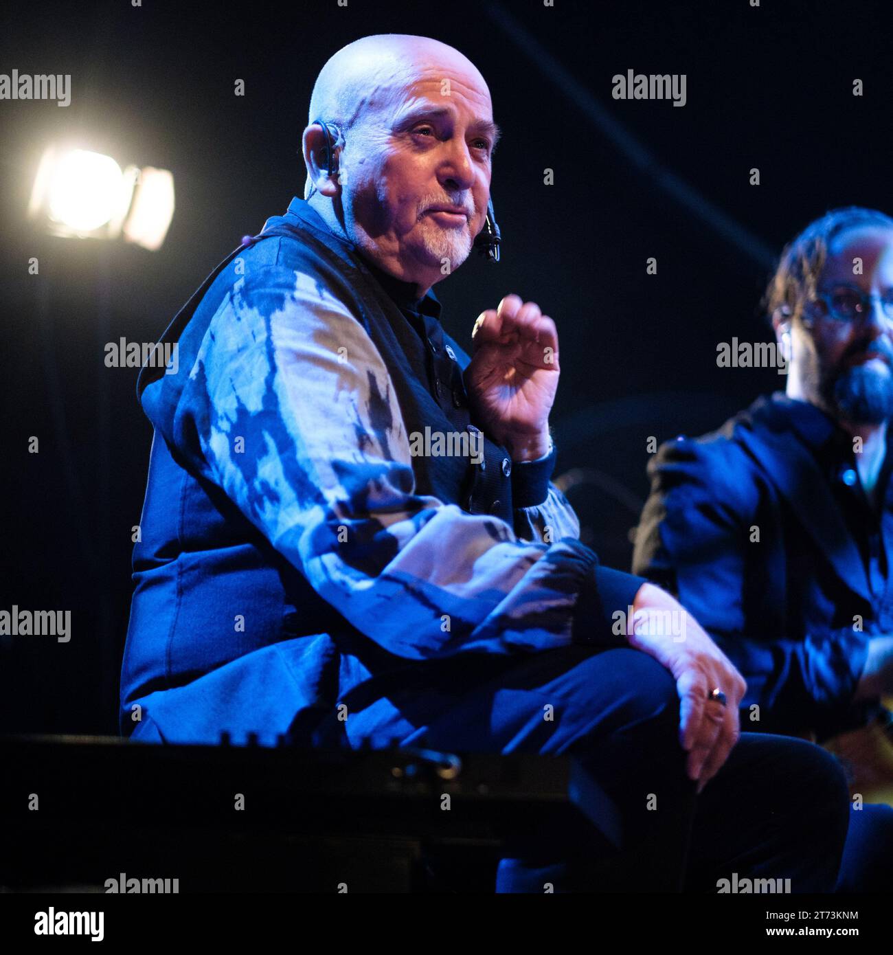 Peter Gabriel photographed onstage during the Peter Gabriel - i/o The ...