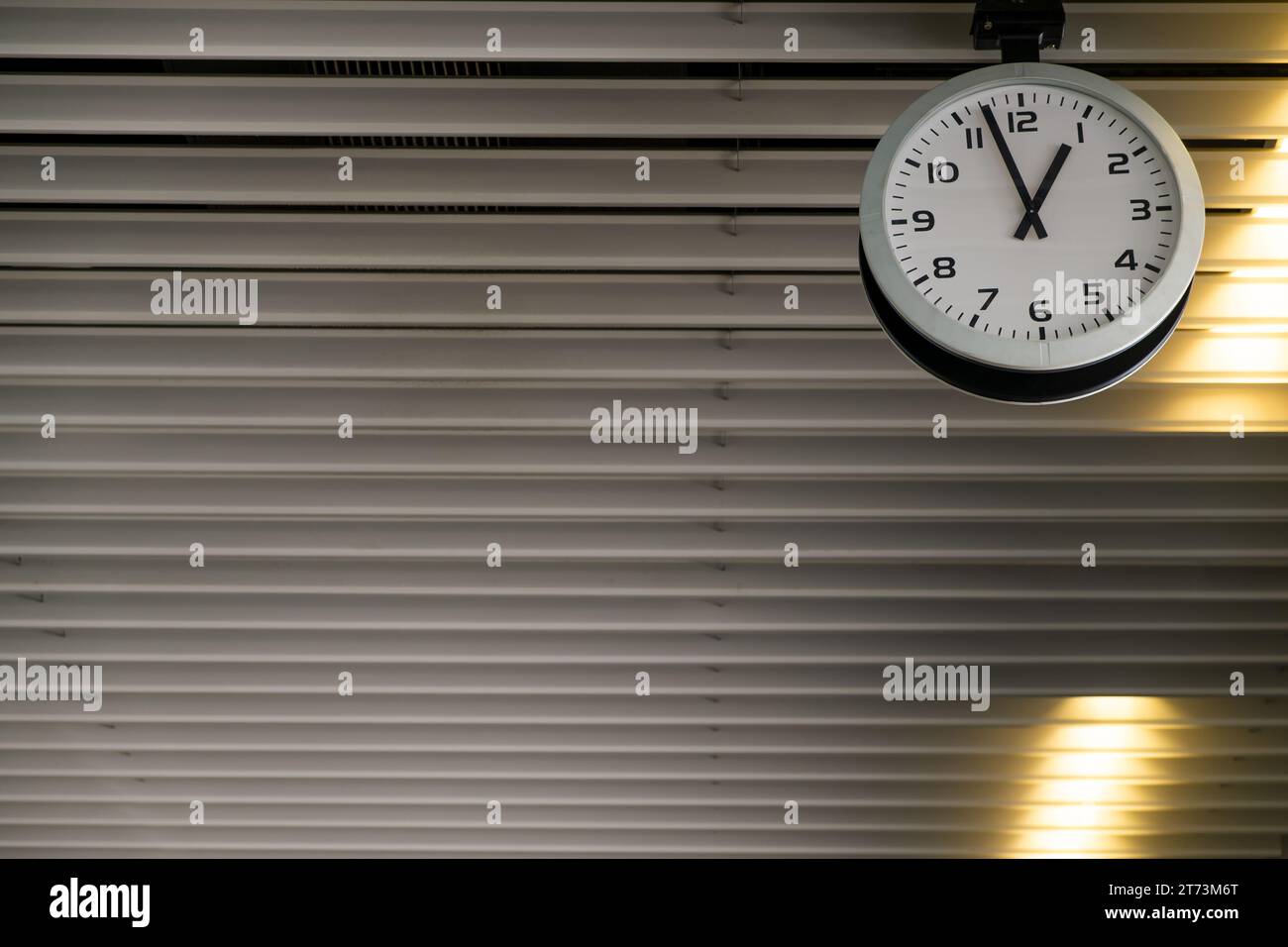 Ceiling mounted clock hi-res stock photography and images - Alamy