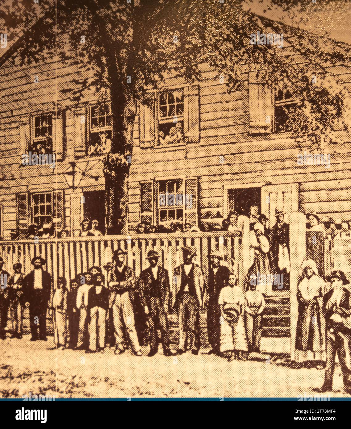 Silver Bluff Baptist Church founded in Beech Island South Carolina ...