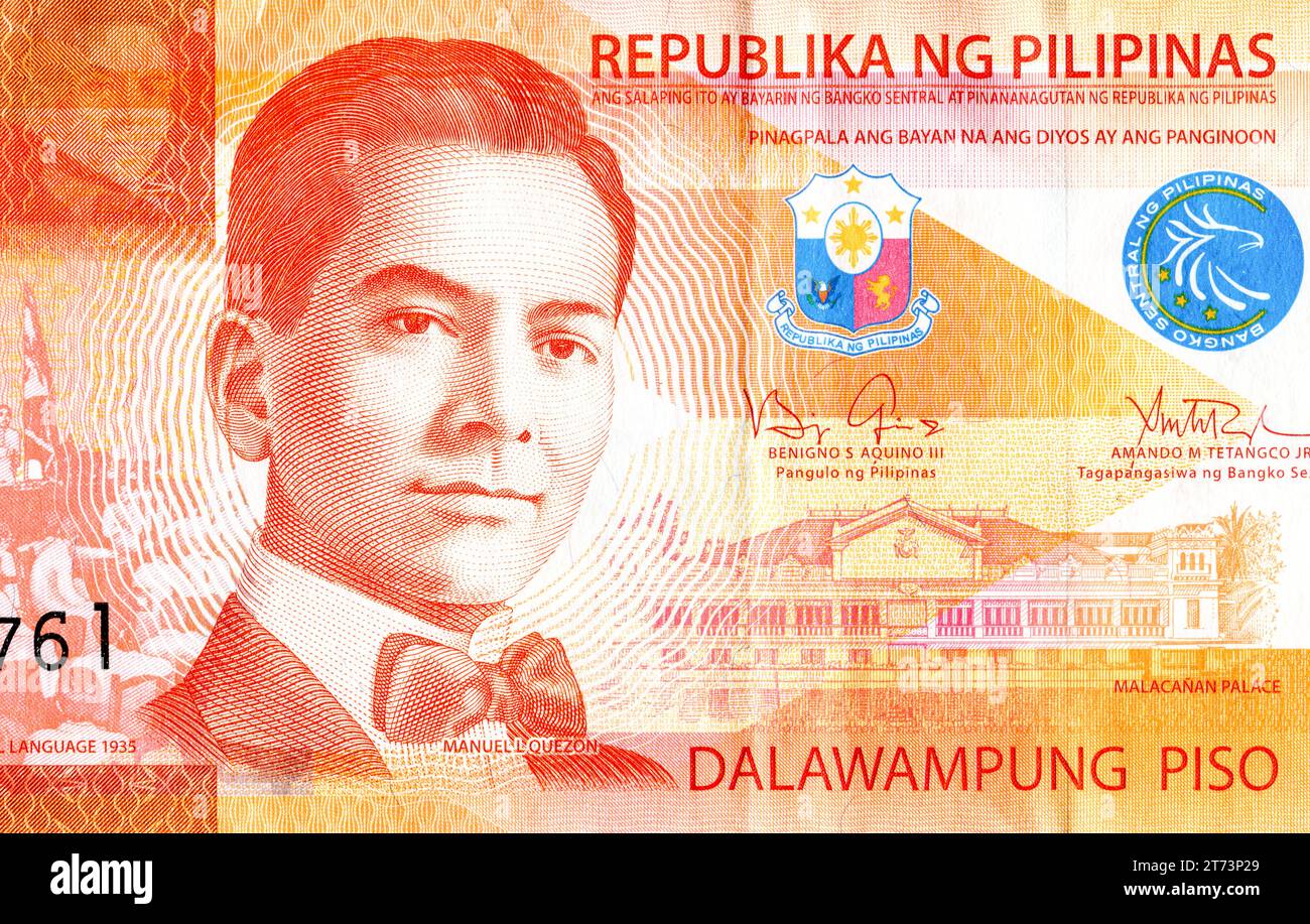 President Manuel Luis Quezon y Molina (1878 - 1944). Portrait from ...