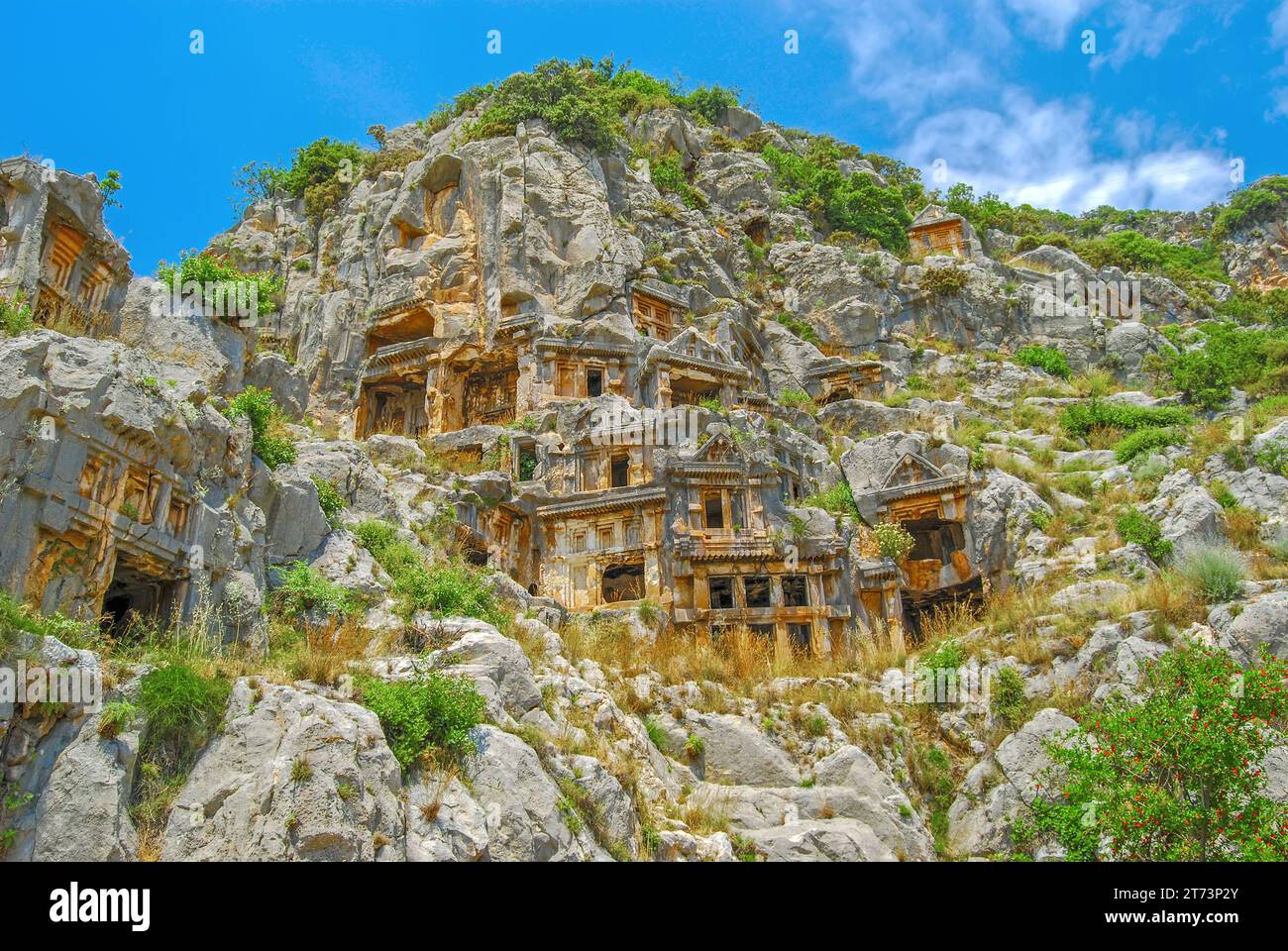 Myra Rock Tombs, Demre (Turkey Stock Photo - Alamy