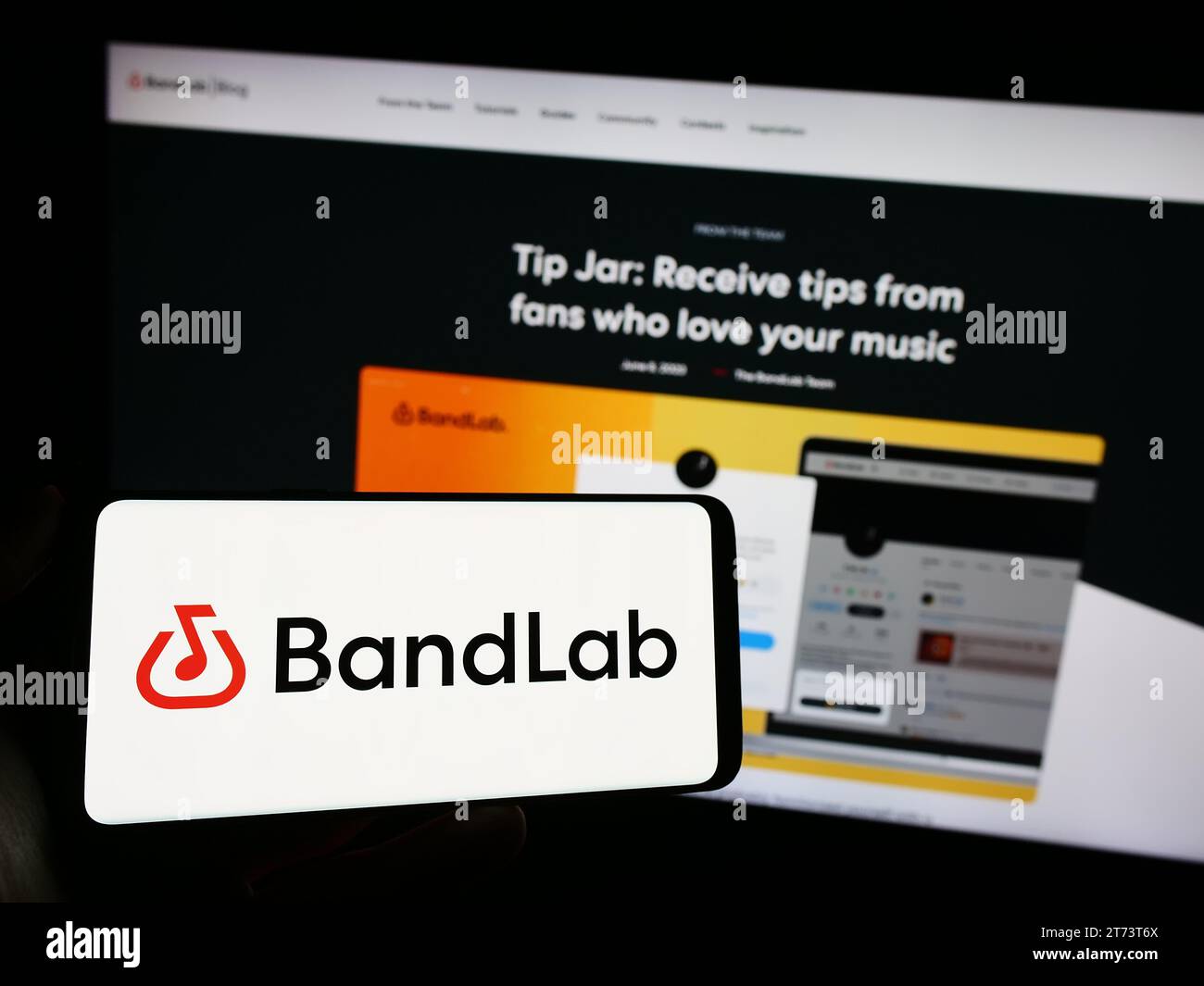 Bandlab logo hi-res stock photography and images - Alamy