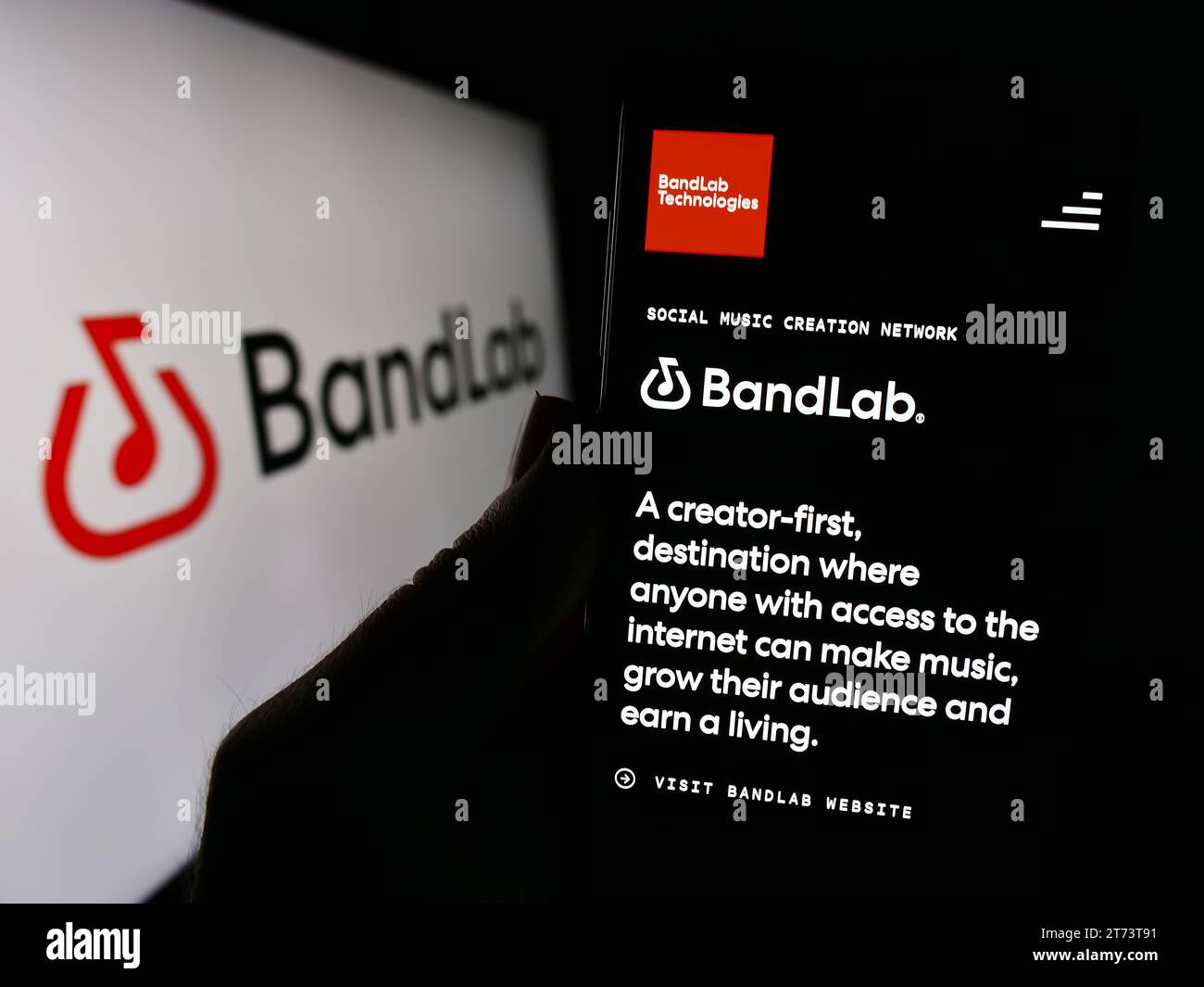 Bandlab logo hi-res stock photography and images - Alamy