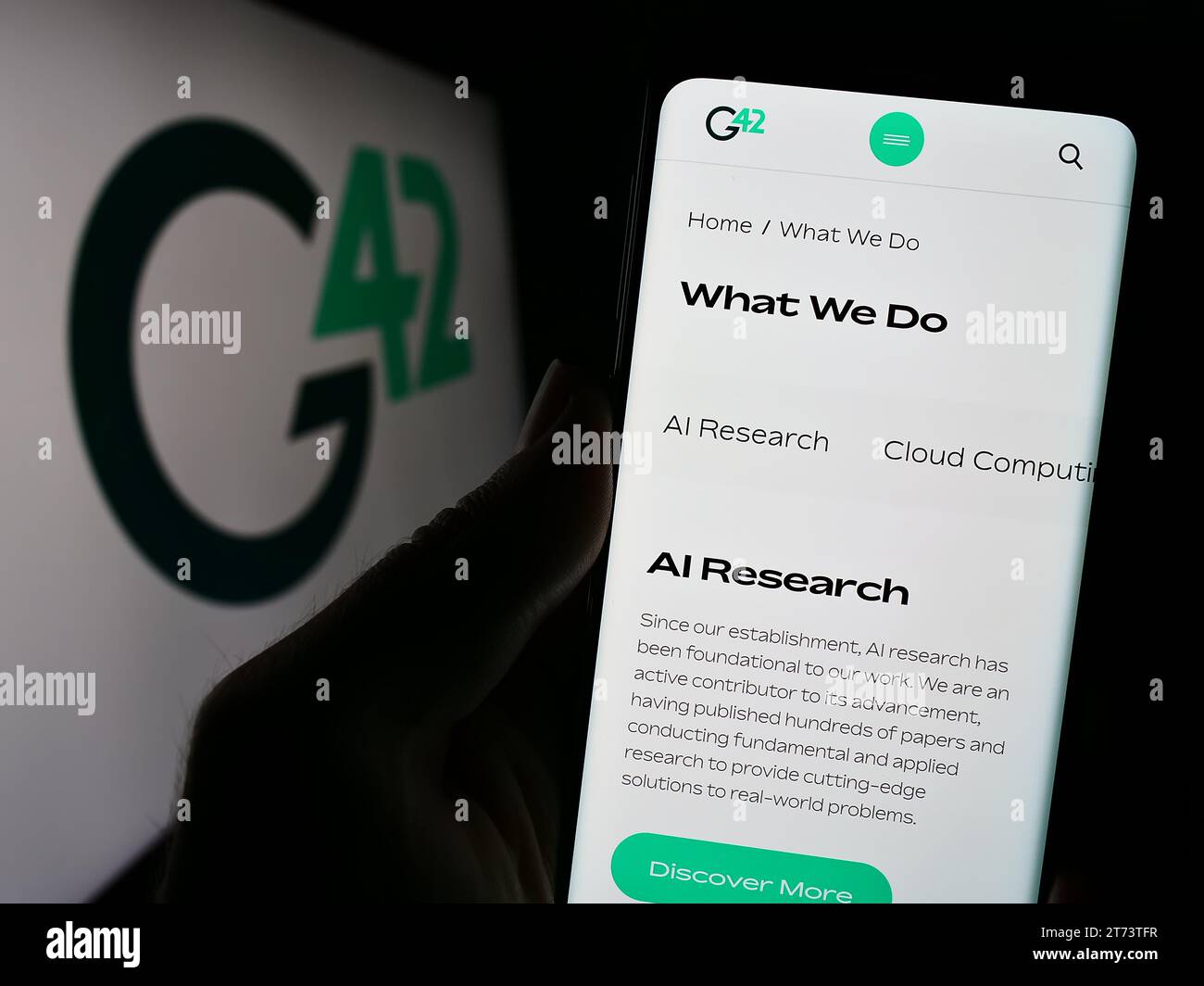 G42 logo hi-res stock photography and images - Alamy