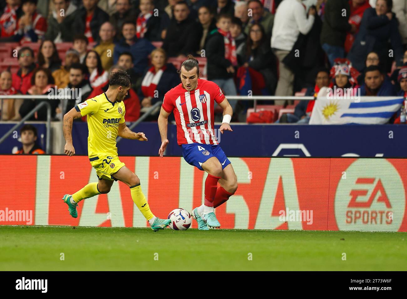 Madrid, Spain. 12th Nov, 2023. Caglar Soyuncu (Atletico) Football ...
