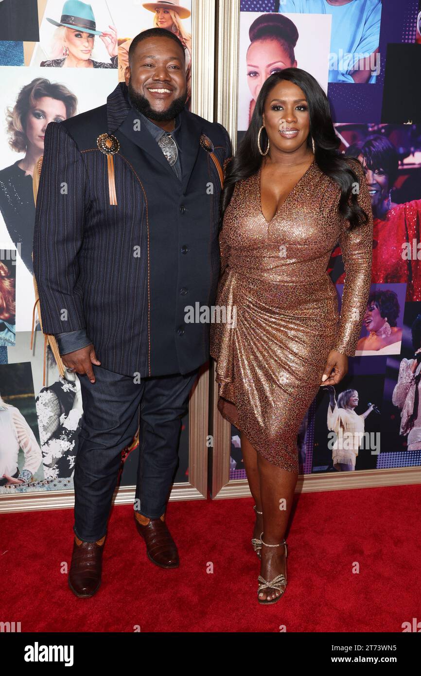 Nashville, USA. 13th Nov, 2022. Michael Trotter, Jr. and Tanya Trotter ...