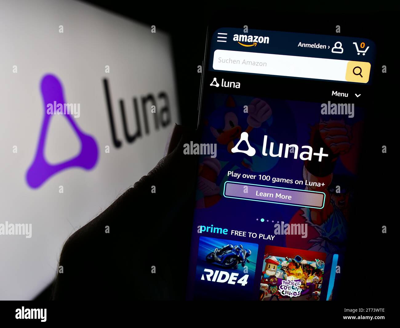 Amazon luna logo hi-res stock photography and images - Alamy
