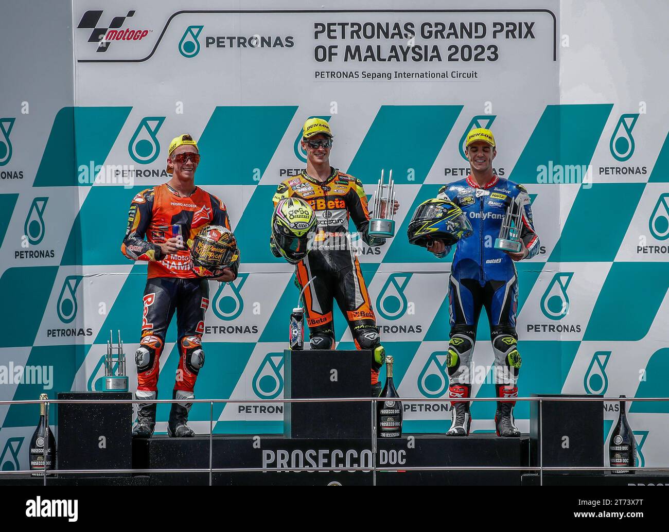 Kuala Lumpur, Malaysia. 12th Nov, 2023. First placed Spanish rider ...