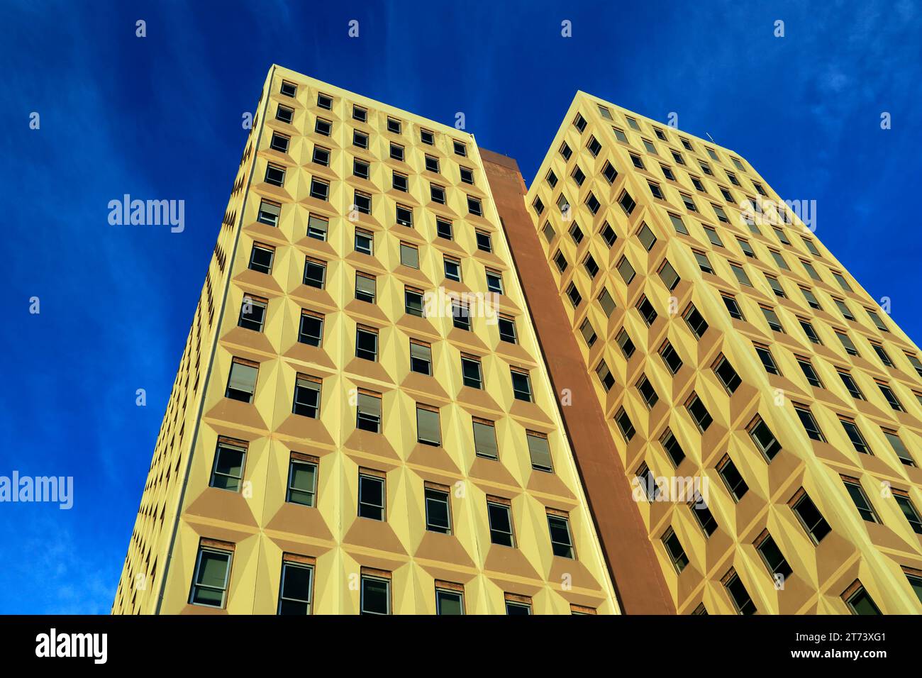 The Polygone Tower adjoining the Polygone Shopping Center. Montpellier ...
