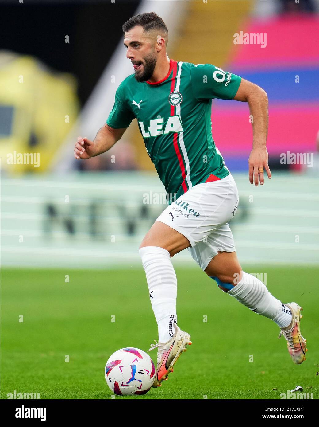 Luis Rioja of Deportivo Alaves during the La Liga EA Sports match ...