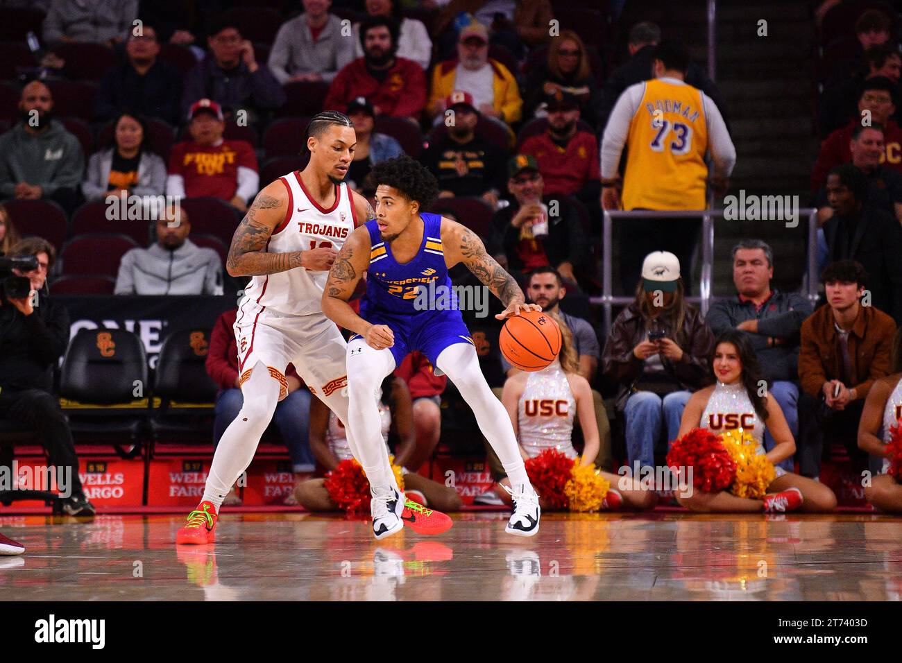 LOS ANGELES, CA - NOVEMBER 09: USC Trojans forward DJ Rodman (10 ...