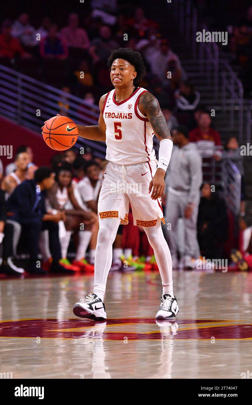 LOS ANGELES, CA - NOVEMBER 09: USC Trojans guard Boogie Ellis (5 ...