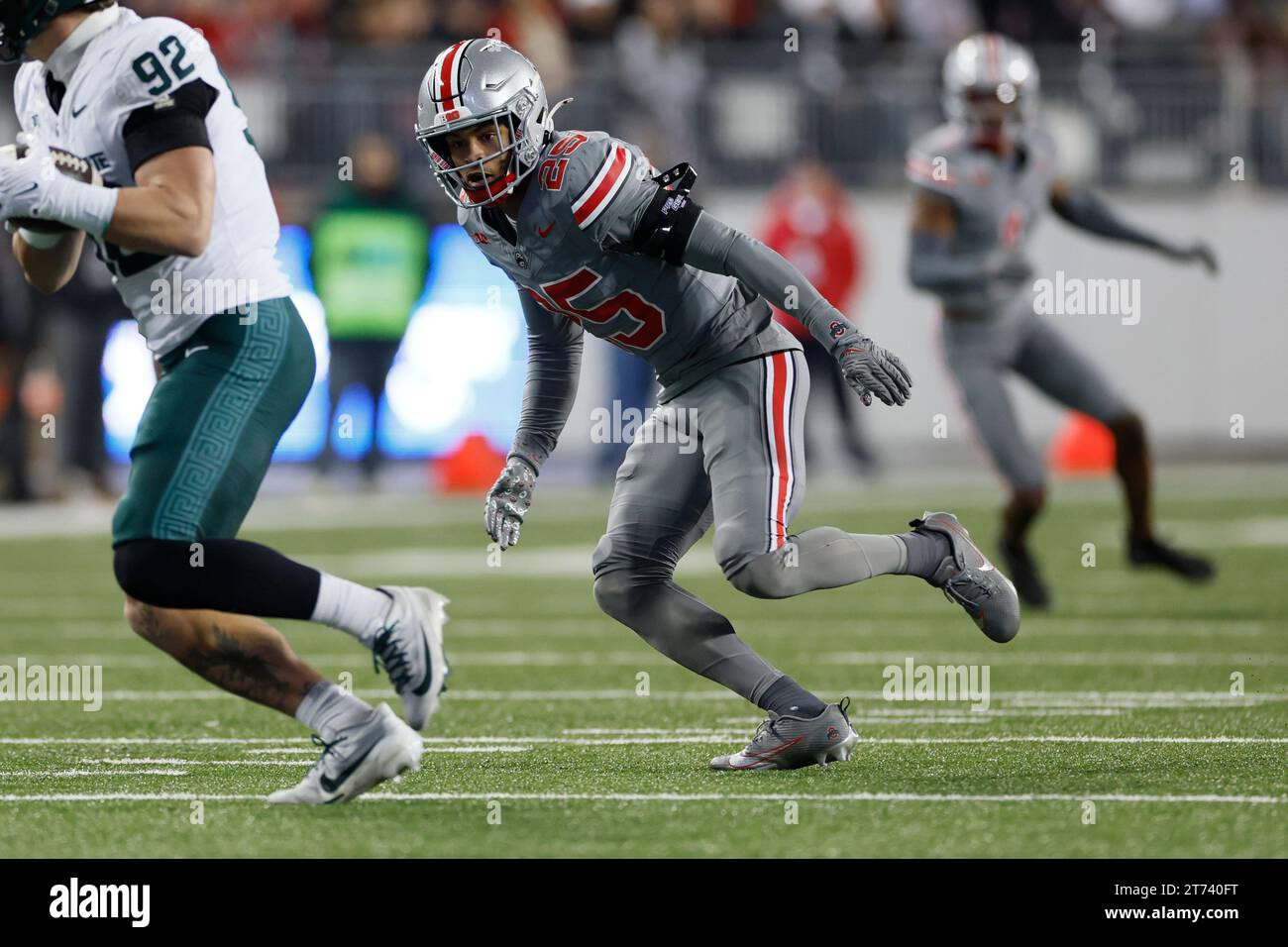Ohio State defensive back Malik Hartford plays against Michigan State ...