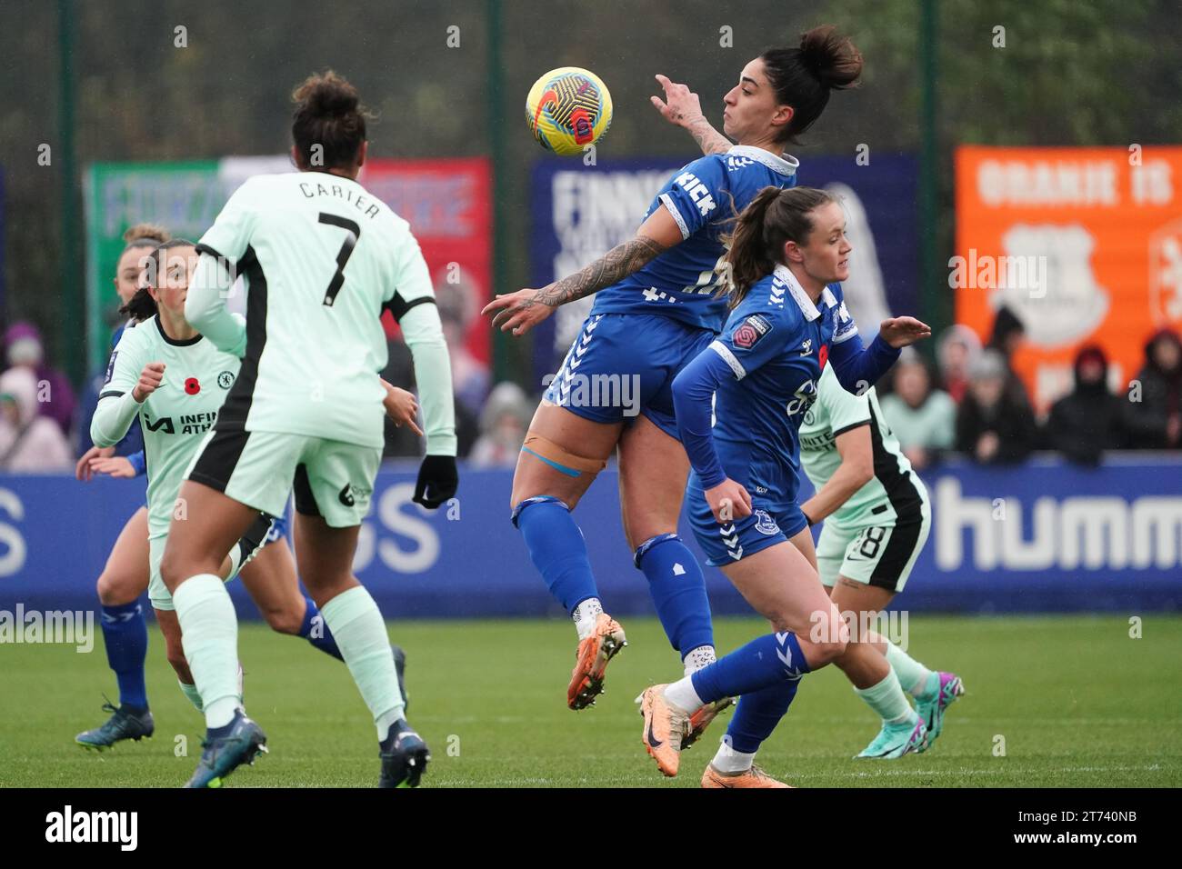 Everton FC v Chelsea FC Barclays Women´s Super League WALTON HALL PARK ...