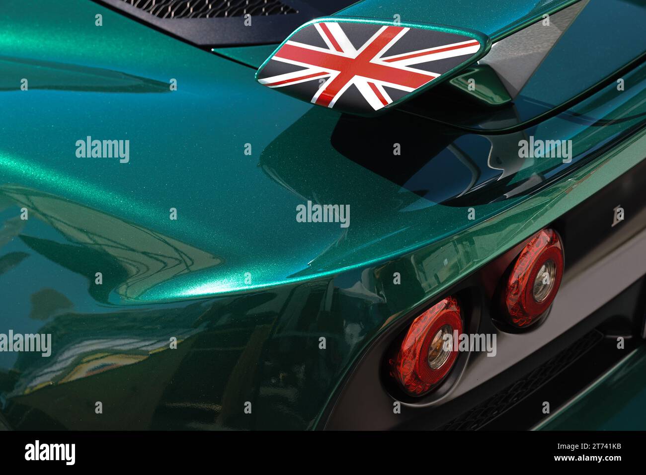 Lotus Elise car rear and spoiler Stock Photo - Alamy