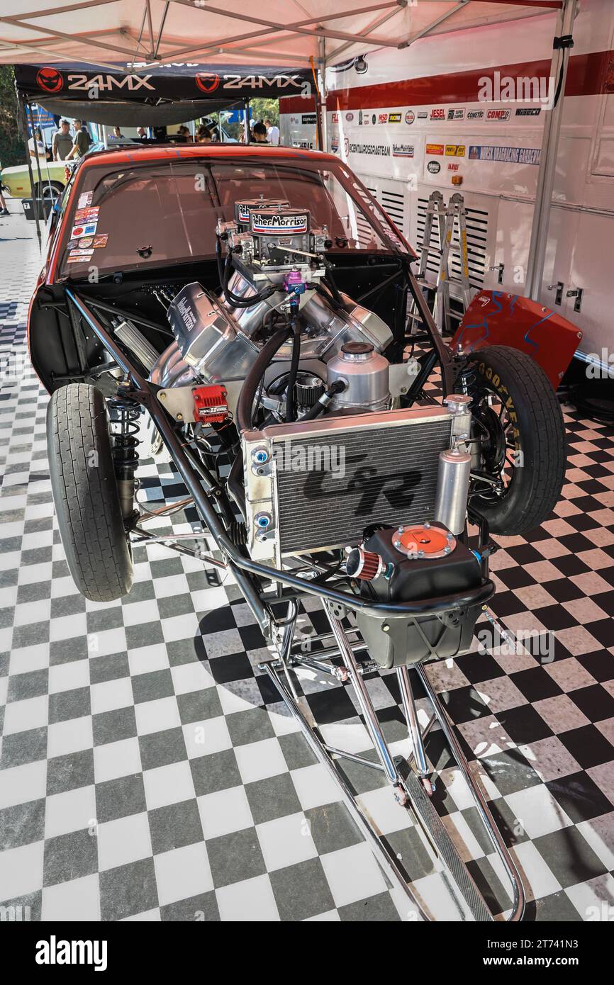 Drag racing cars at Festival of Speed (Festival de Velocidad) motor ...