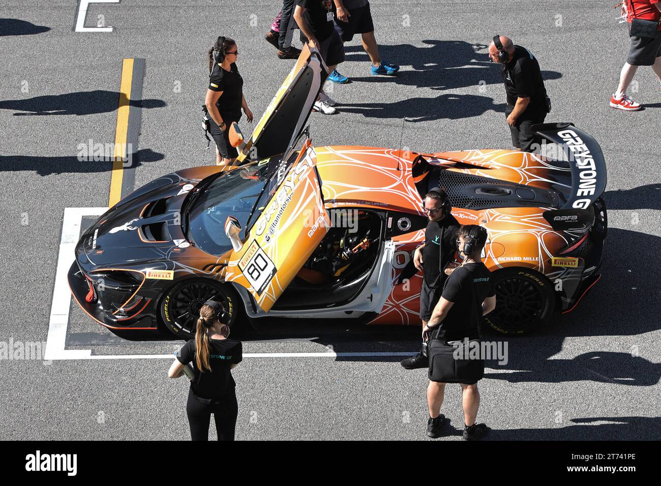 GT cars on start grid at Festival of Speed (Festival de Velocidad ...