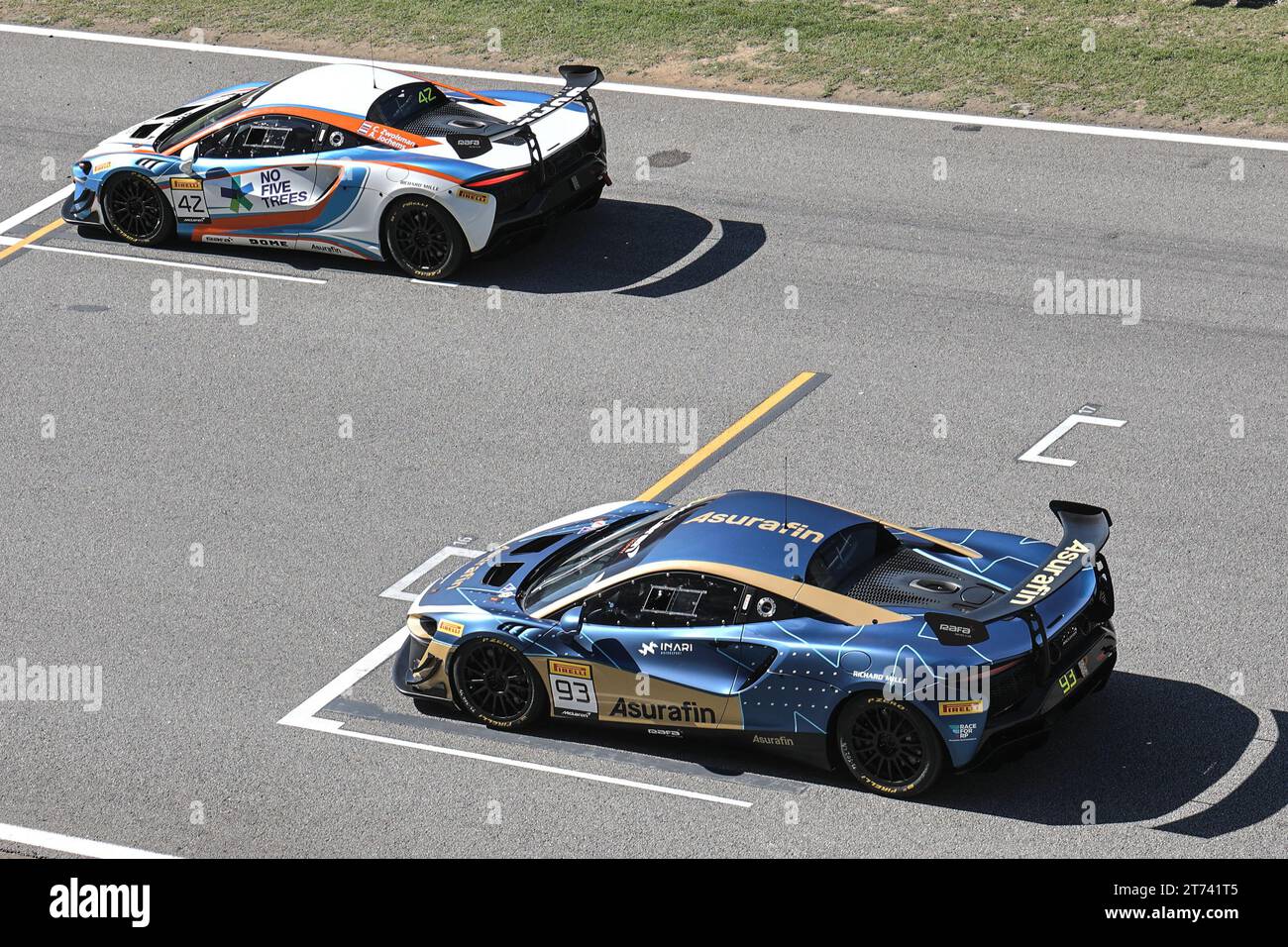 GT cars on start grid at Festival of Speed (Festival de Velocidad ...
