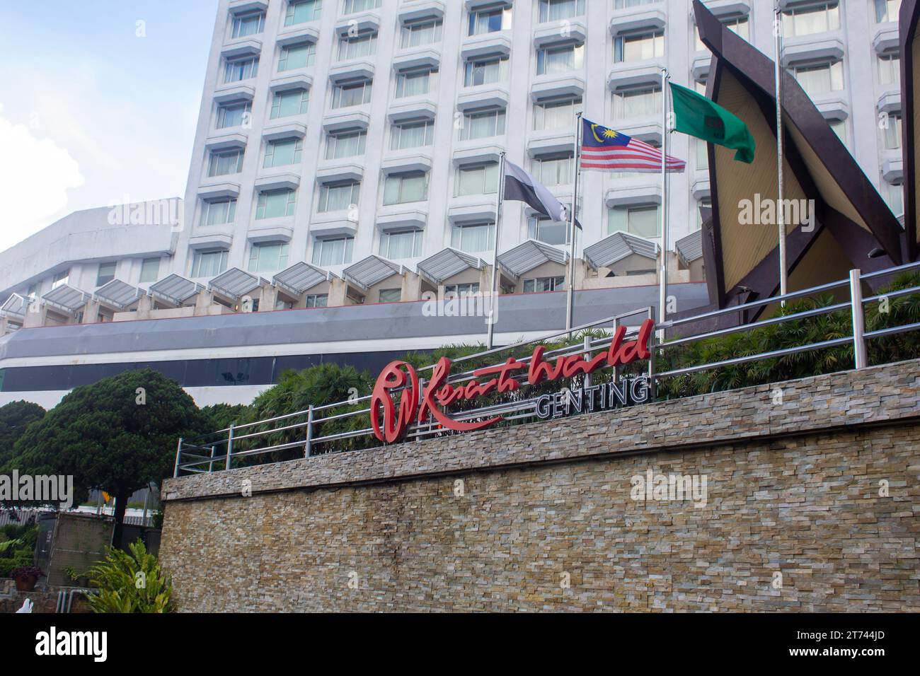 Genting Highlands, Pahang, Malaysia - Oct 31, 2023: The front of the ...