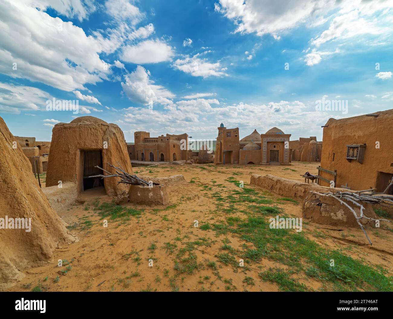 Mongol Empire. The capital of the Golden Horde - Sarai Batu Stock Photo ...