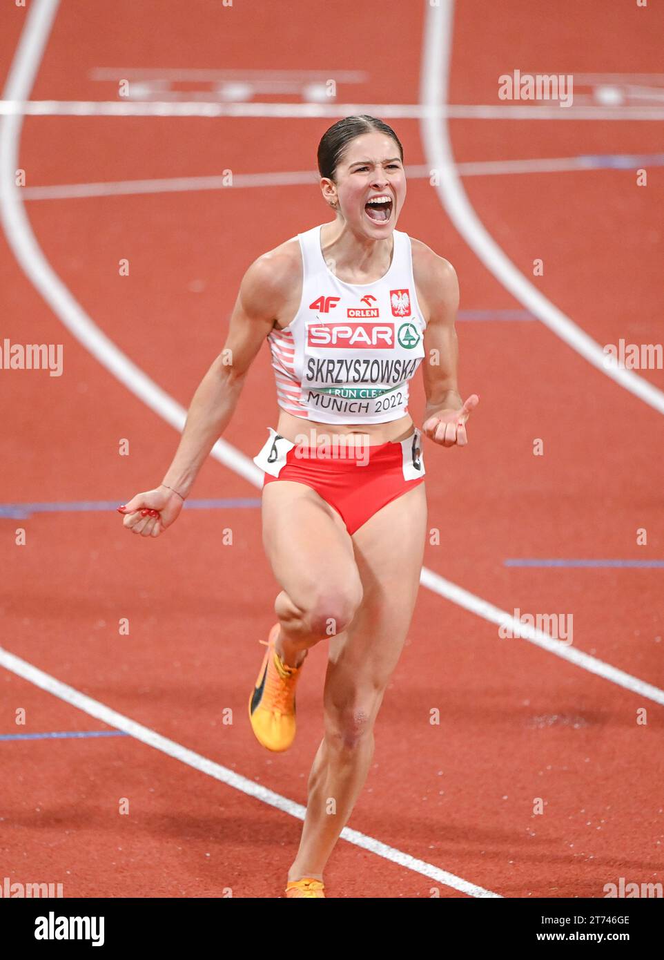 Pia Skrzyszowska (Poland). 100m hurdles Gold Medal. European ...