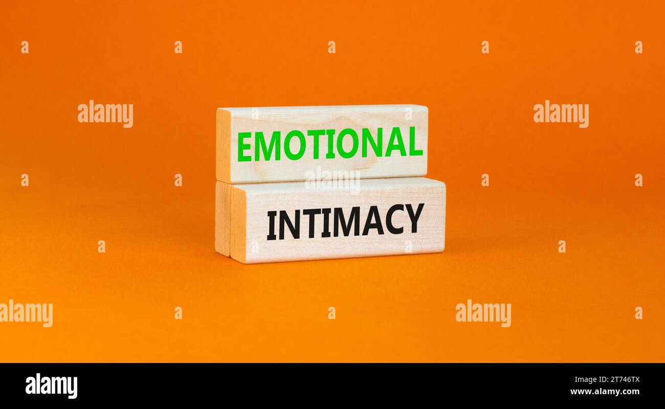 Emotional intimacy symbol. Concept words Emotional intimacy on ...