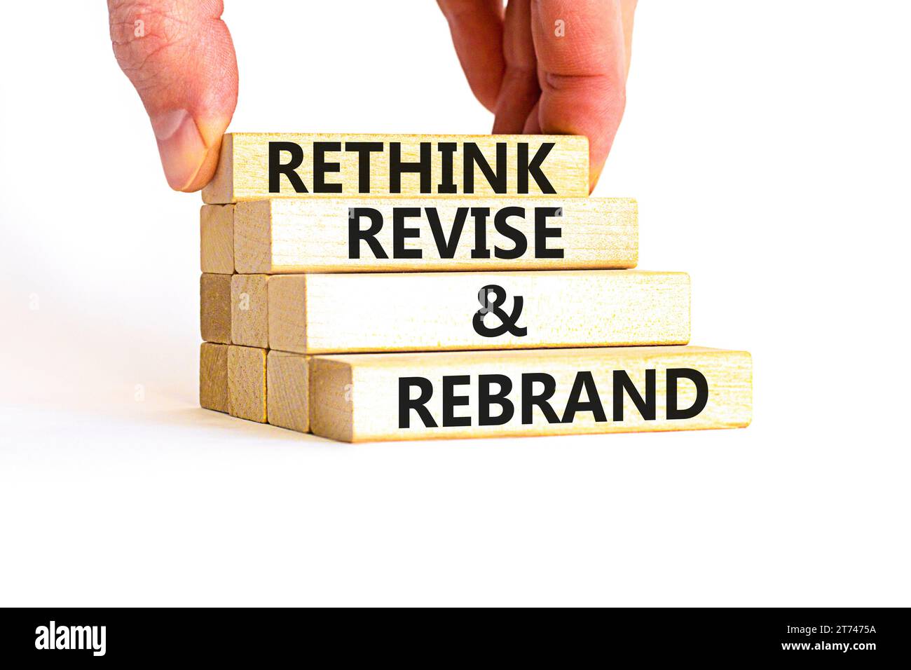Rethink revise rebrand symbol. Concept word Rethink Revise and Rebrand ...