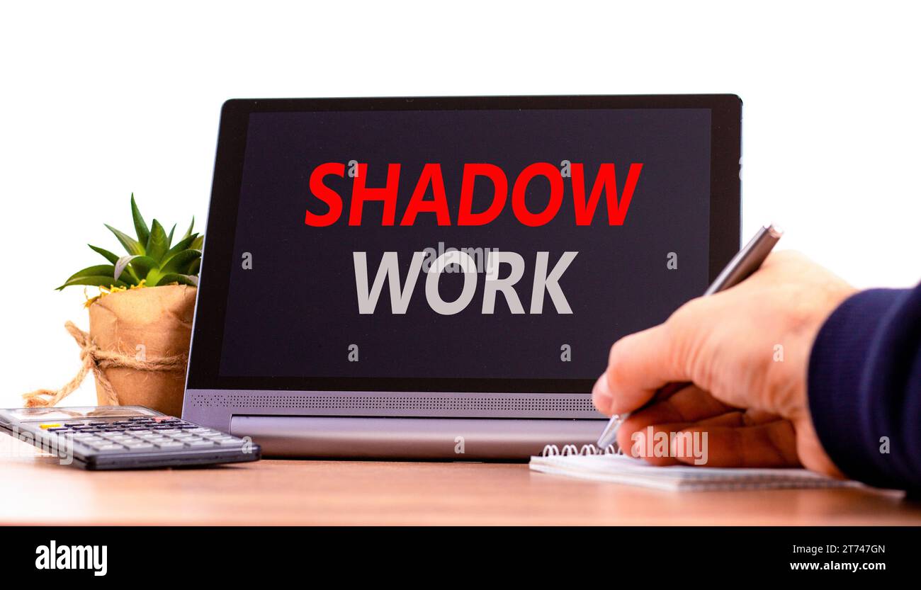 Shadow work psychology symbol. Concept words Shadow work on beautiful ...