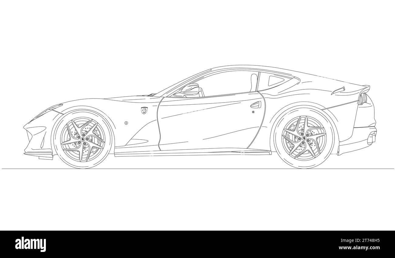 Ferrari Outline