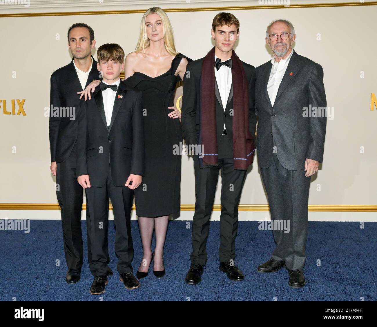 Westwood, California, USA. 12th Nov, 2023. (L-R) Khalid Abdalla, Fflyn ...