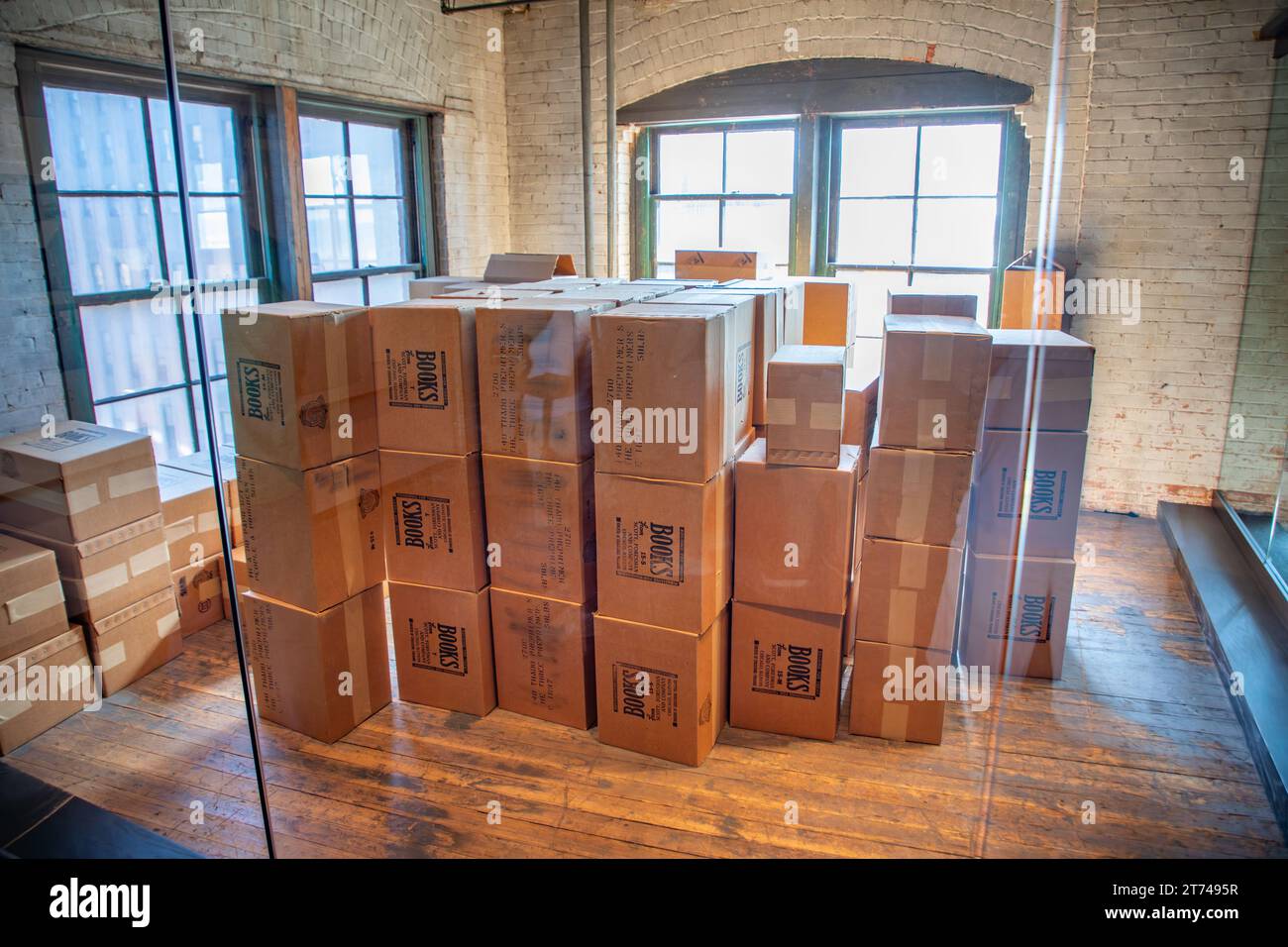 Dallas, USA - November 7, 2023: View of the Interior of the Sixth Floor ...