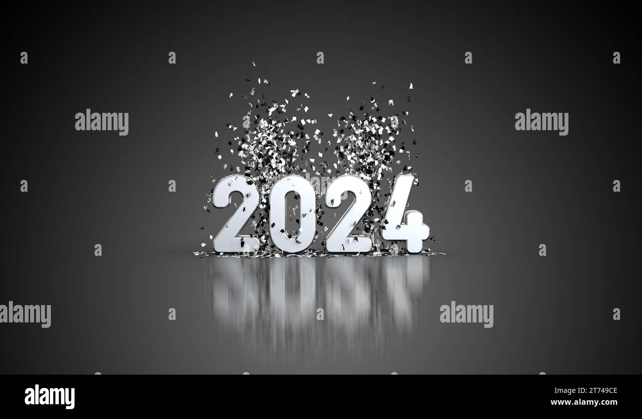 Year 2024 greetings hi-res stock photography and images - Alamy