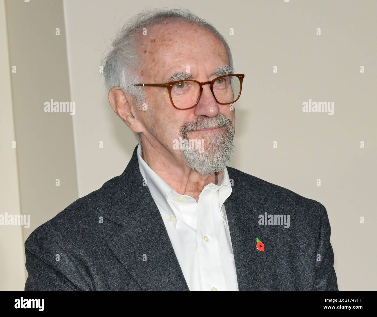 Westwood, California, USA. 12th Nov, 2023. Jonathan Pryce. Los Angeles ...
