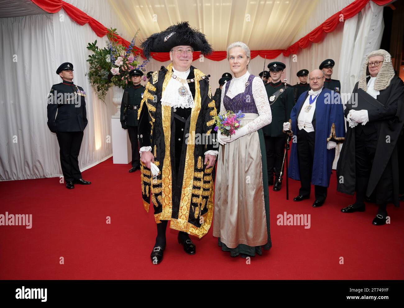 Lord Mayor of the City of London Michael Mainelli and the Lady Mayoress ...