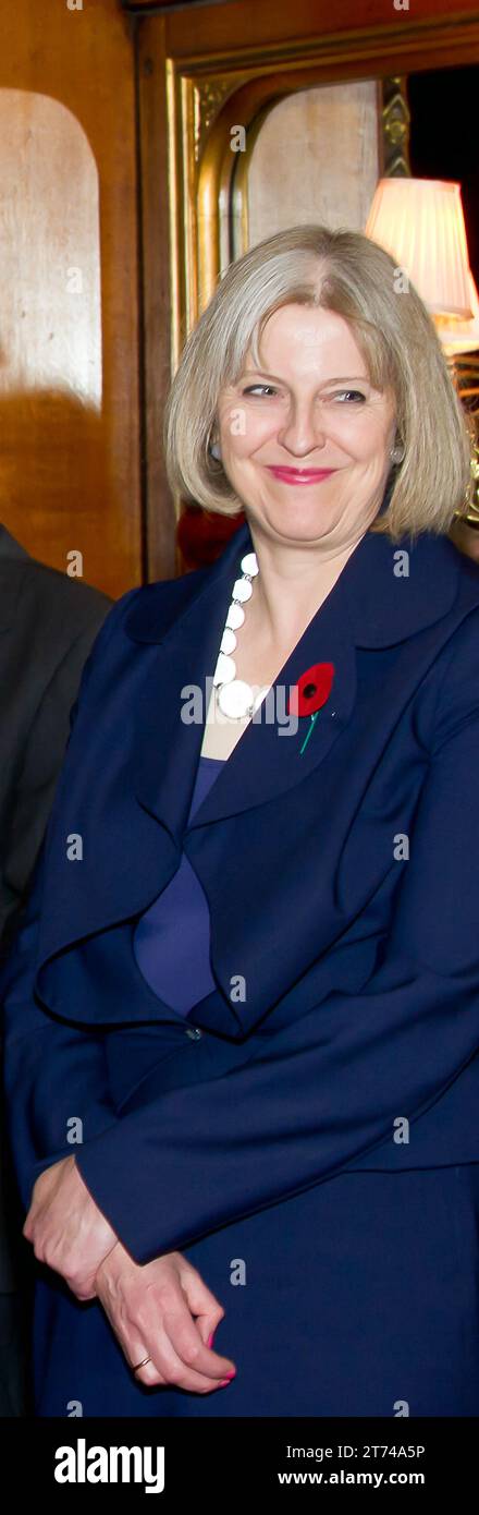 FILE PICS. 13th November, 2023. Theresa Mary, Lady May a British ...