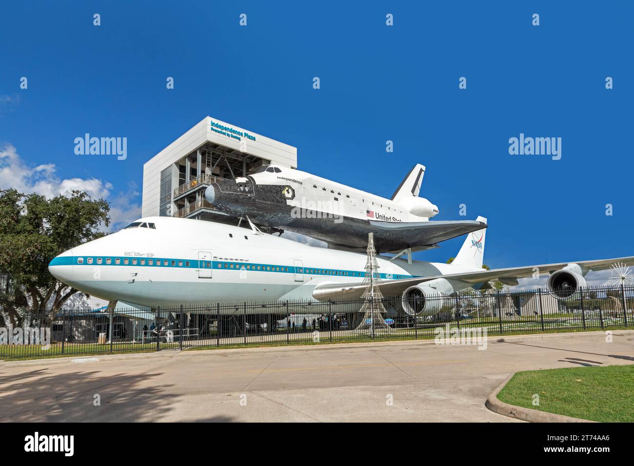 Houston, USA - October 21, 2023: Boeing 747-123 N905NA with replica ...