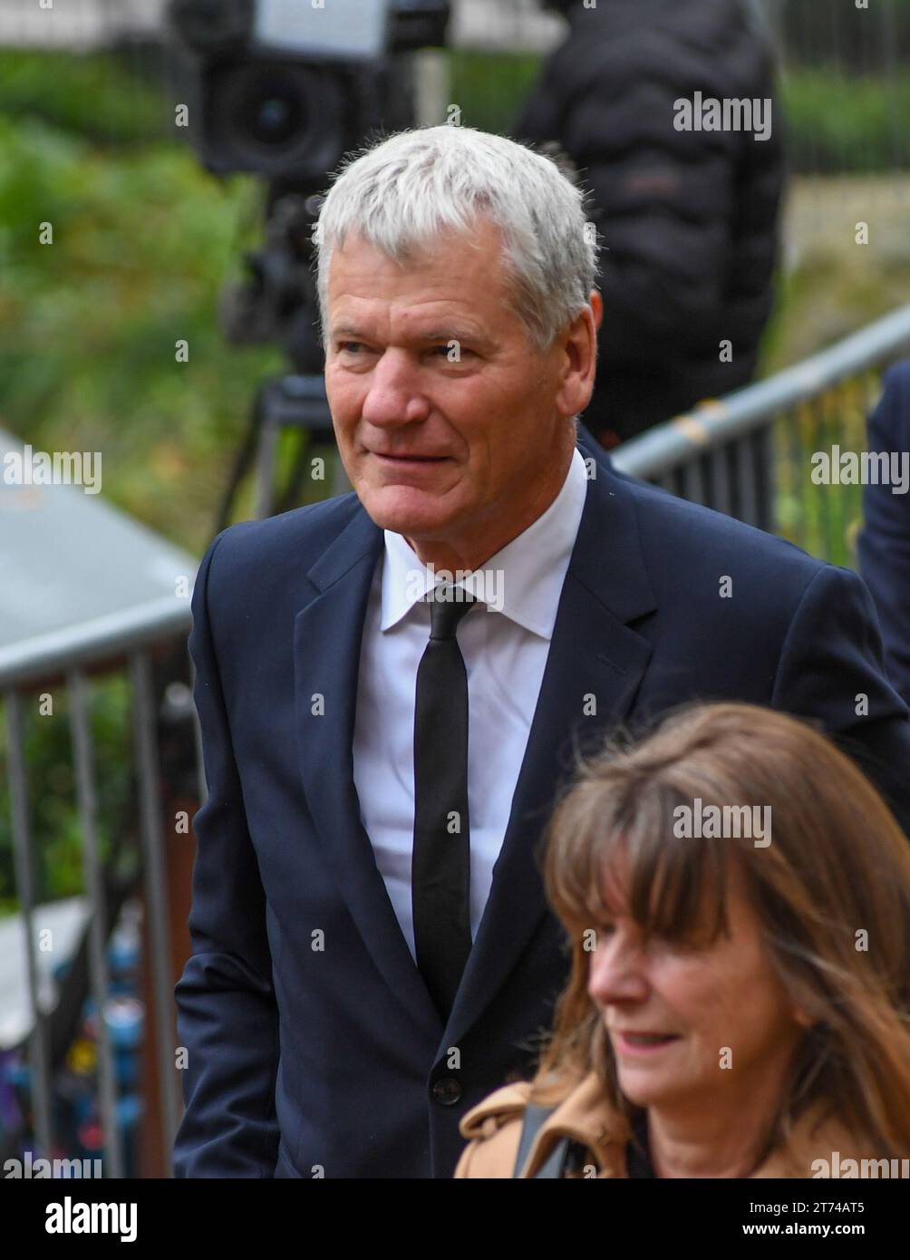 David Gill attends Sir Bobby Charltons funeral at Manchester Cathedral ...