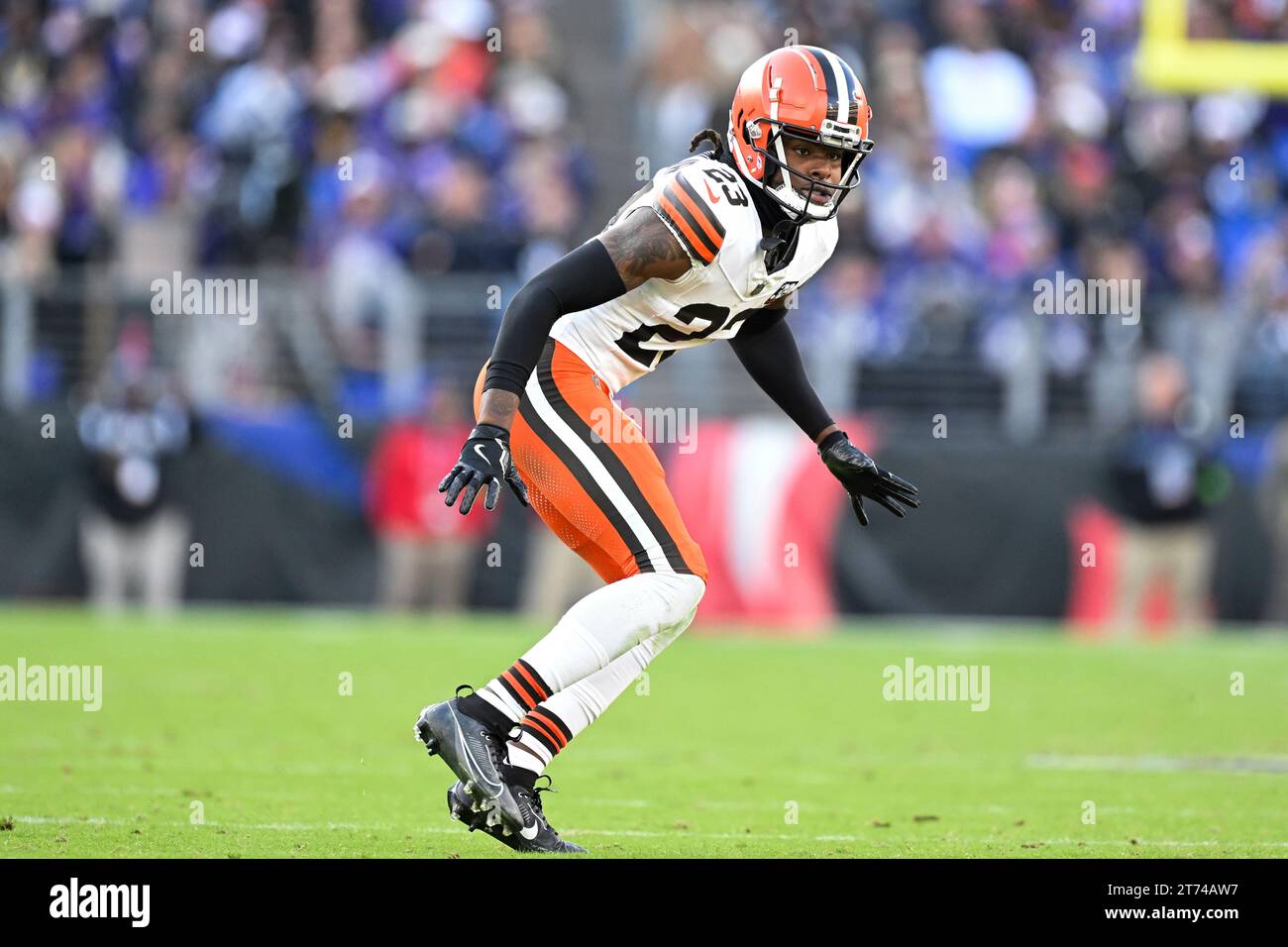 Cleveland Browns cornerback Martin Emerson Jr. (23) in action during ...