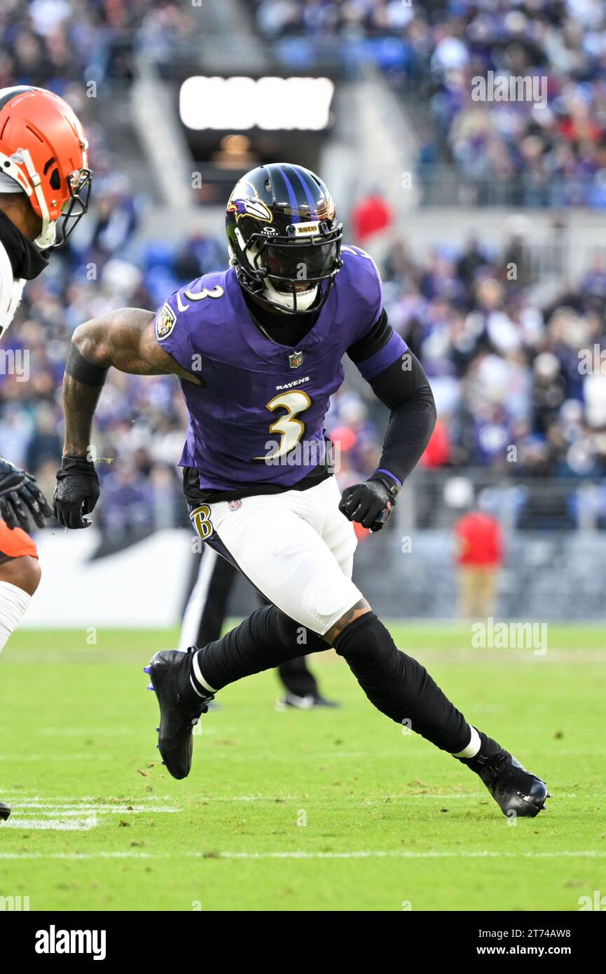 Baltimore Ravens wide receiver Odell Beckham Jr. (3) in action during ...