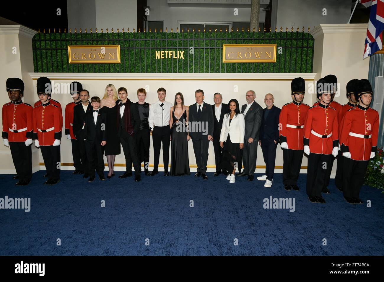 Westwood, California, USA. 12th Nov, 2023. (L-R) Khalid Abdalla, Fflyn ...